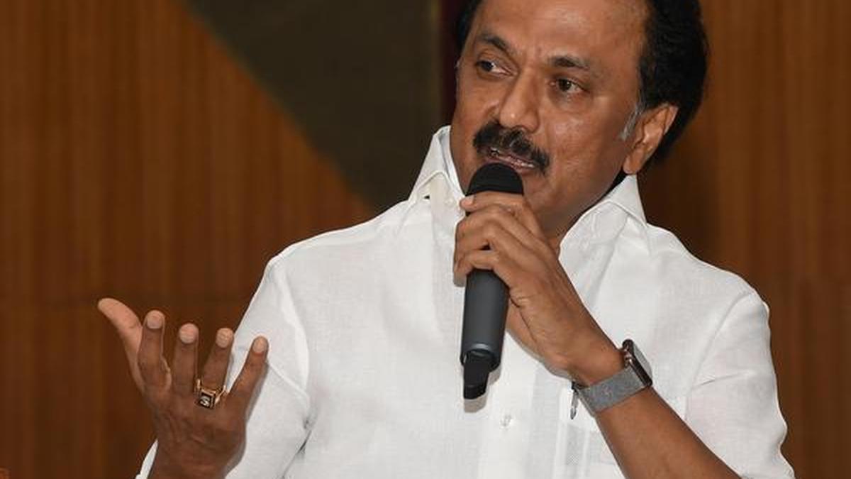 Invite DMK MPs, MLAs for govt. events, Stalin urges CM - The Hindu