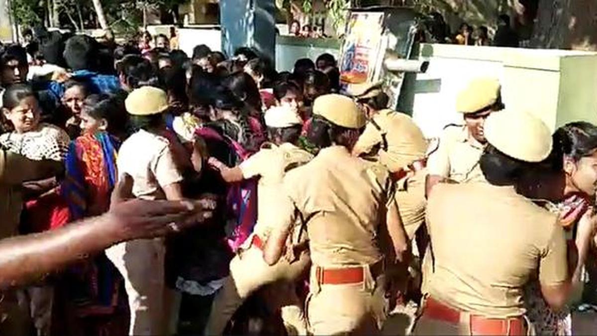 Pollachi case: Students protest, demand action against accused - The Hindu