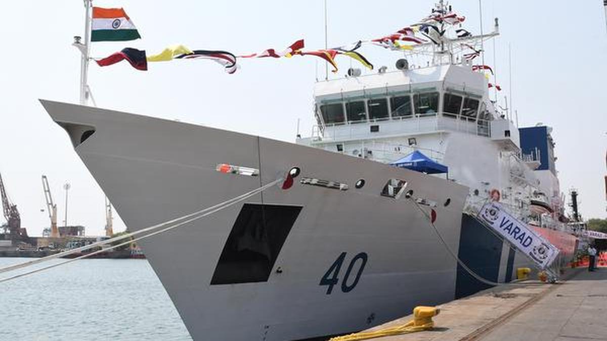 Coast Guard commissions state-of-the-art new ship - The Hindu