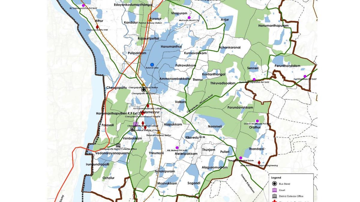 CMDA to draft 20-year development plan for Chengalpattu - The Hindu