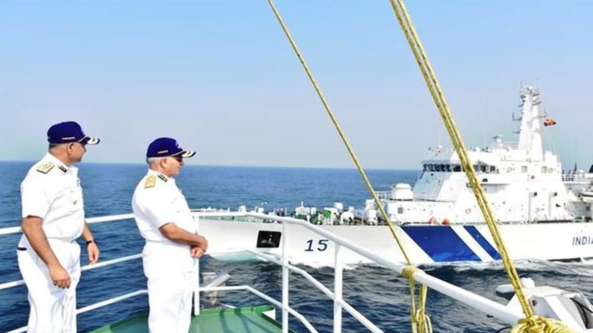 Coast Guard DG reviews operational preparedness - The Hindu
