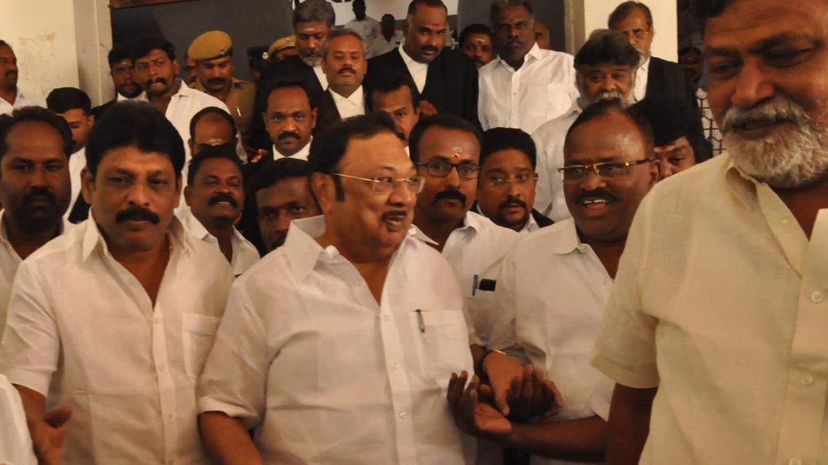 Ex-Union Minister M.K. Alagiri appears before Judicial Magistrate in ...