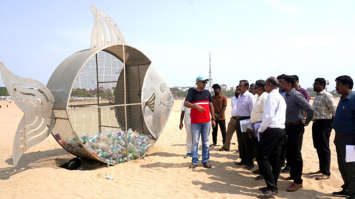Marina Blue Flag beach project near Vivekananda House nearing ...