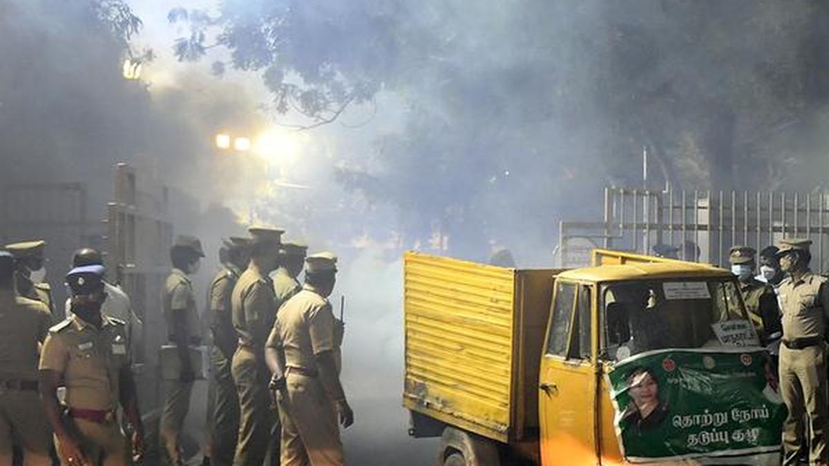 Security stepped up in Chennai ahead of PM’s visit - The Hindu