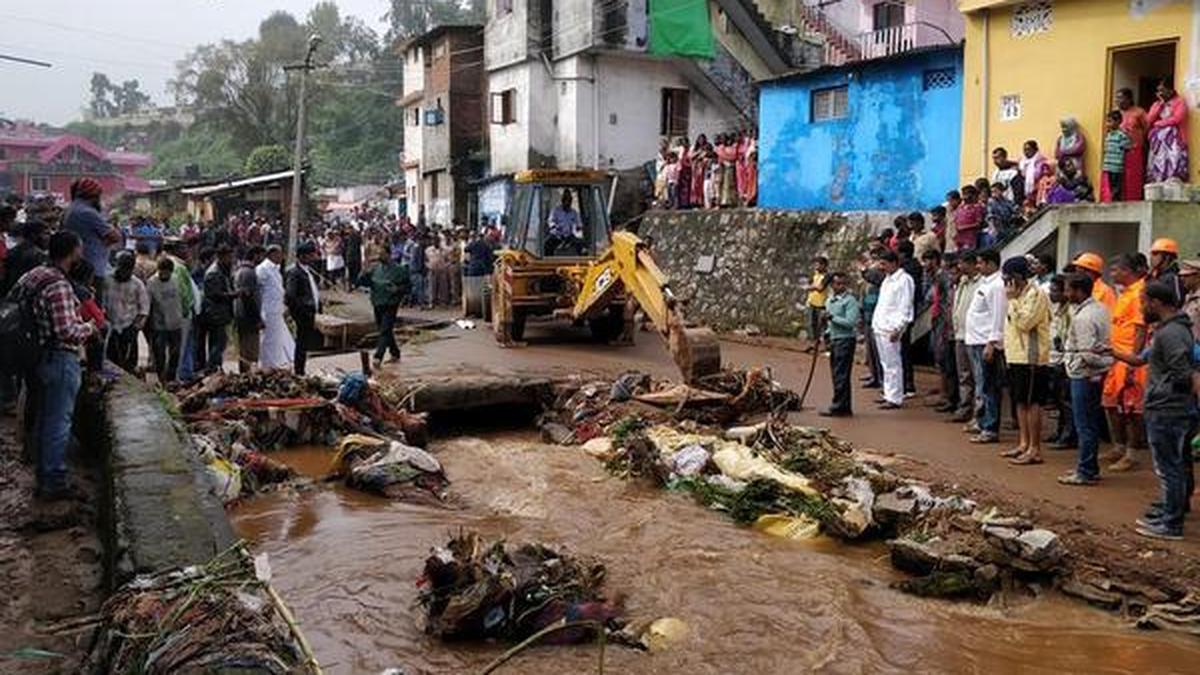Rain results in flooding, landslips at 14 locations - The Hindu