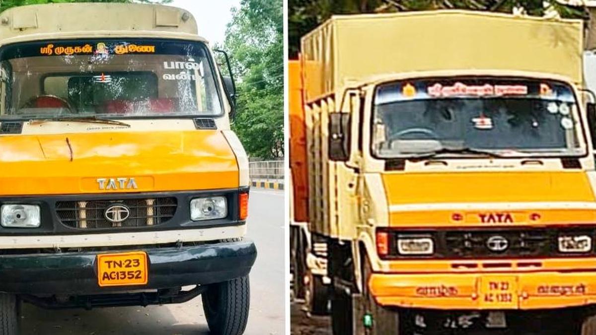 Two persons booked for plying Aavin milk vans with same number plates ...