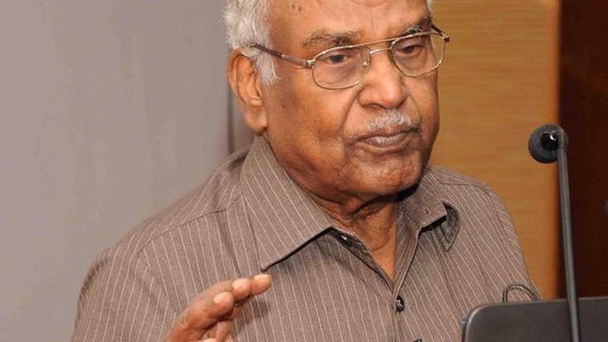 Former Anna University Vice-Chancellor M. Anandakrishnan no more - The ...