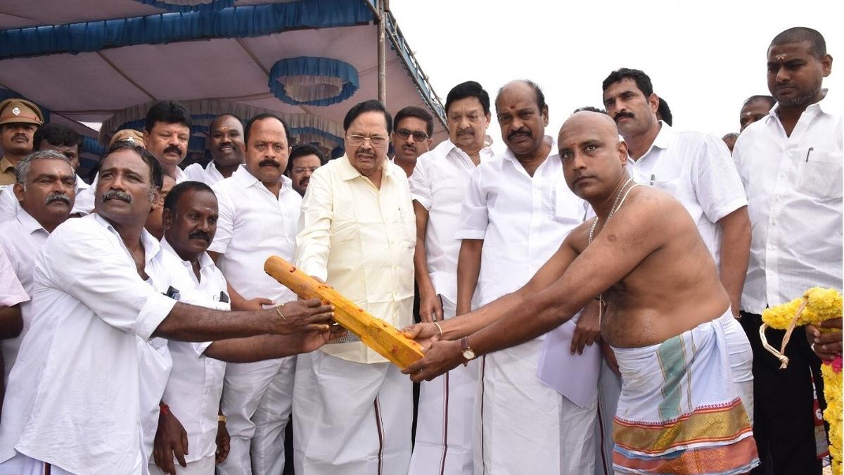 Work on high-level bridge across Ponnai river begins near Katpadi - The ...