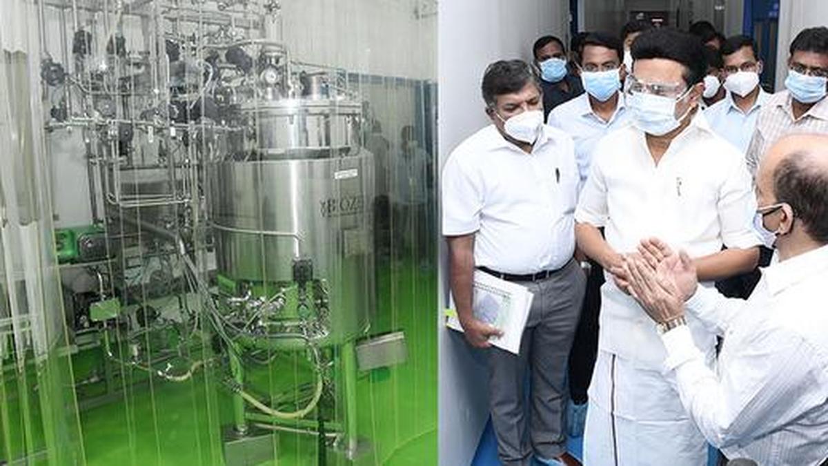 Stalin visits HLL Biotech - The Hindu