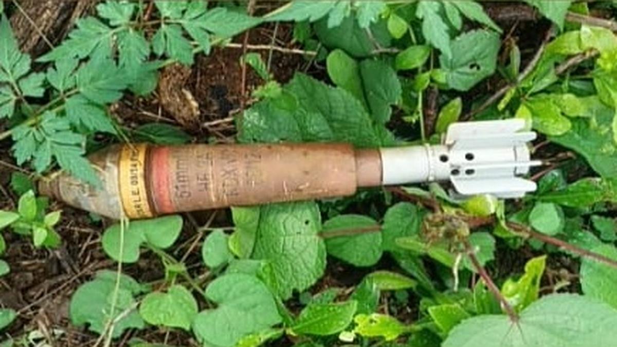 Villagers spot three unexploded shells in Hanumanthapuram - The Hindu