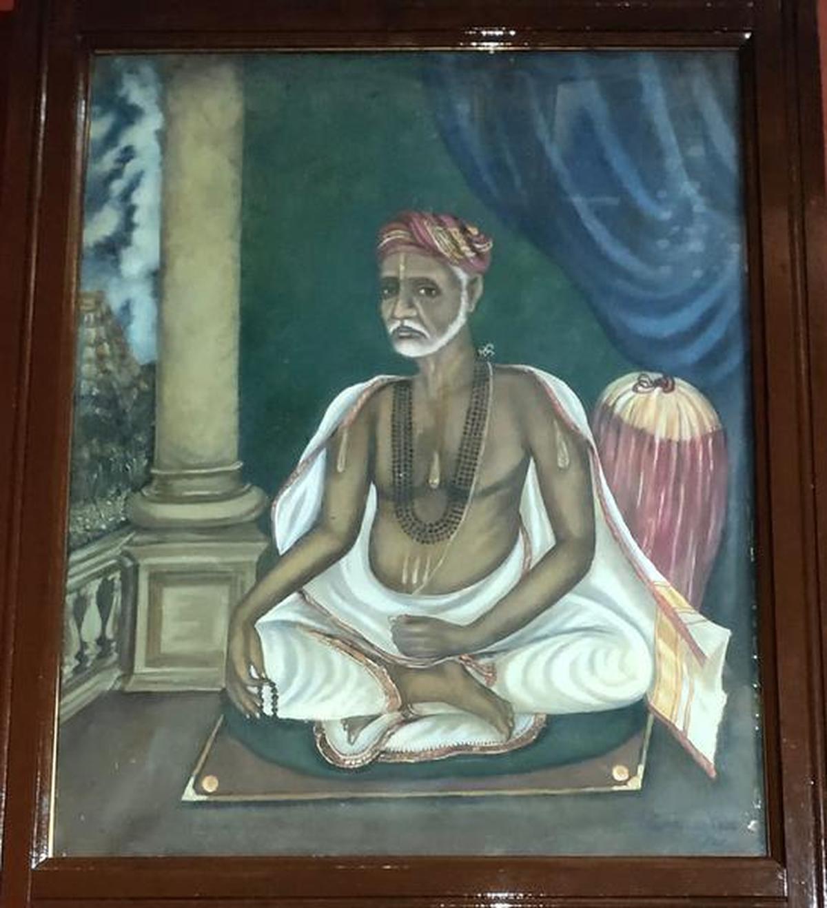 Portrait of Thyagaraja, once an integral part of Aradhana - The Hindu