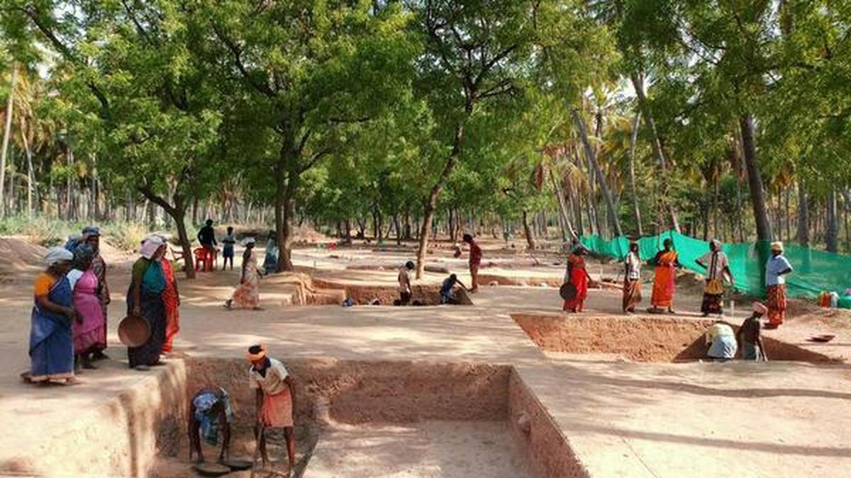 1,200 more artefacts unearthed in Keezhadi - The Hindu