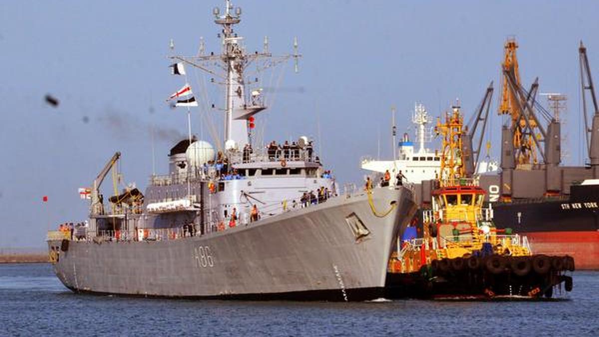Navy, ICG ships arrive at Thoothukudi port - The Hindu