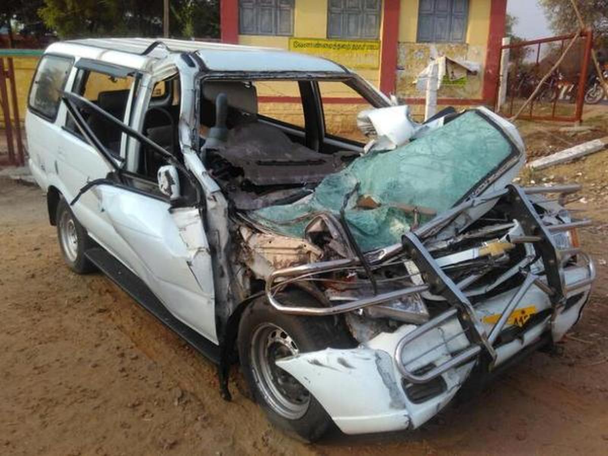 Four killed in accident - The Hindu