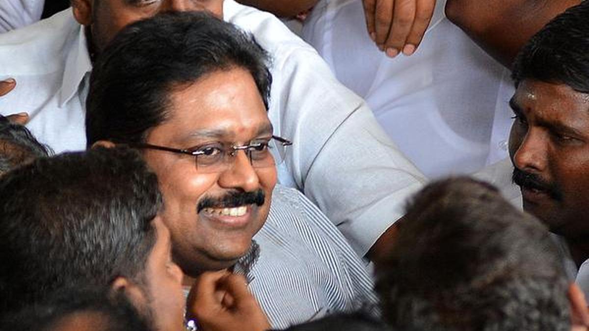 Dhinakaran’s bid to assert himself may face resistance - The Hindu