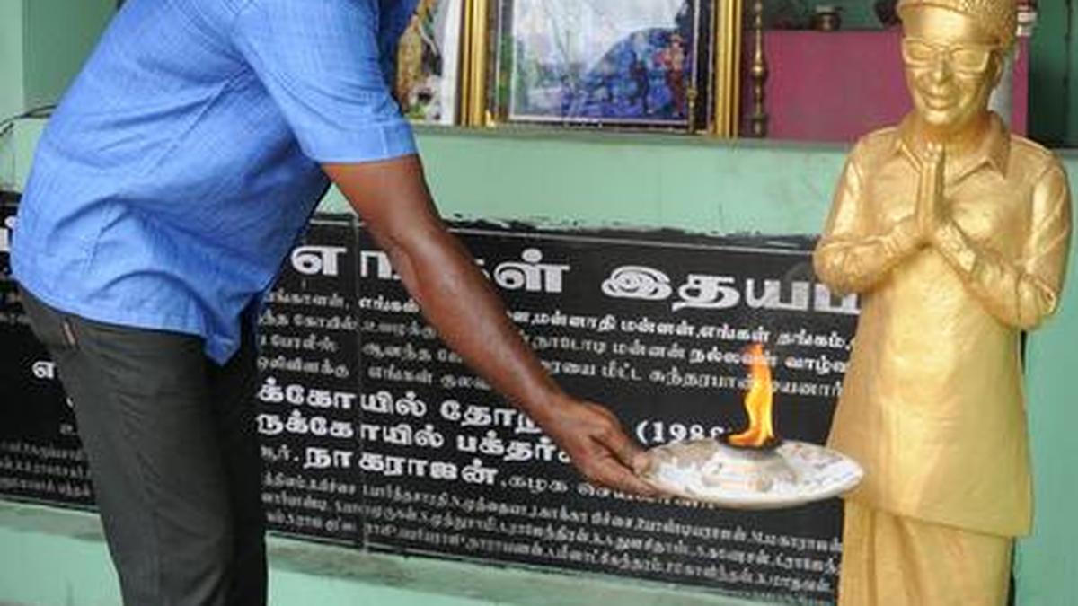 Many firsts for MGR happened in Madurai - The Hindu