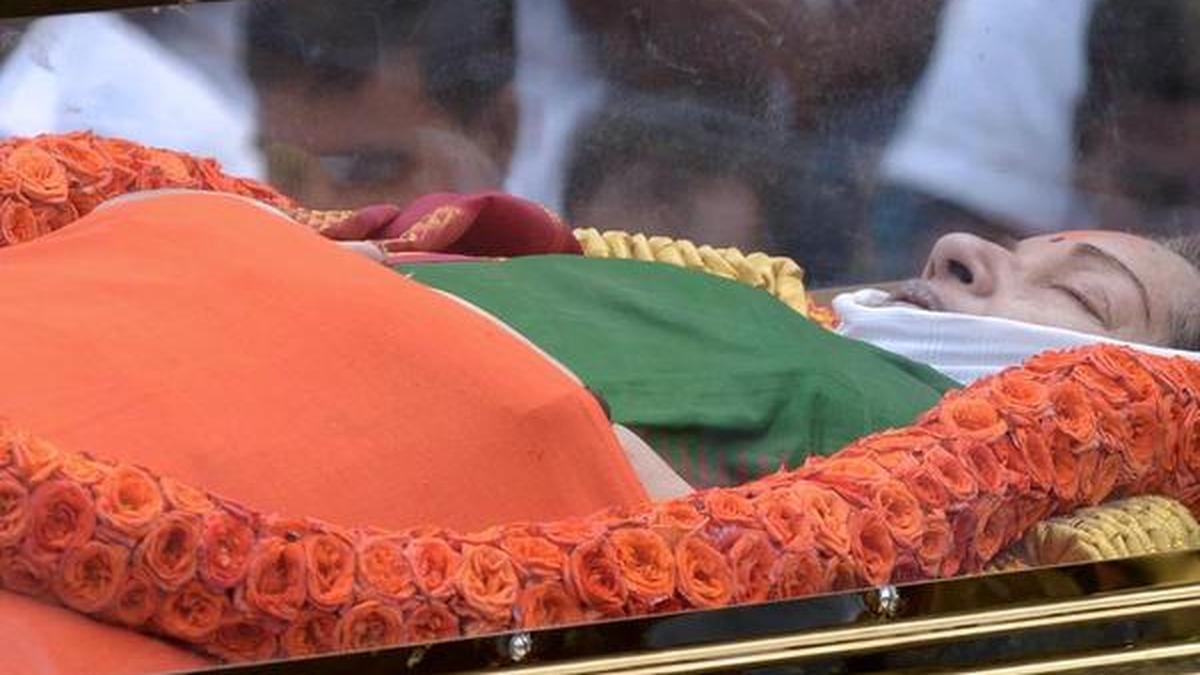 Probe panel on Jaya’s death yet to get off the ground - The Hindu