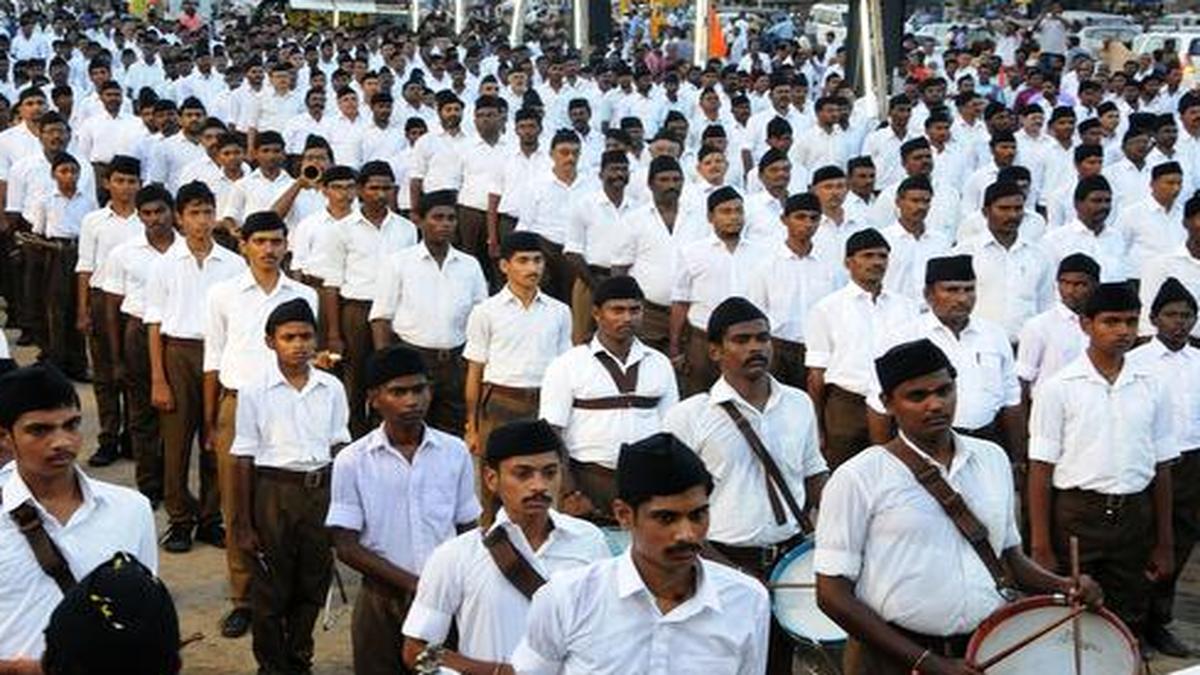 RSS rally passes off peacefully in Madurai - The Hindu
