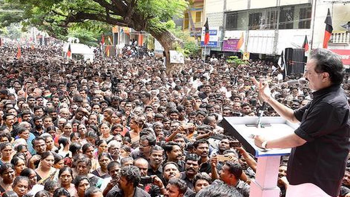 ‘DMK will never align with BJP’ - The Hindu