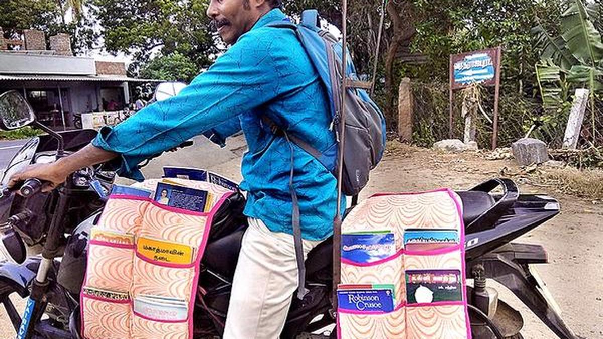 Reaching out on a two-wheeler library - The Hindu