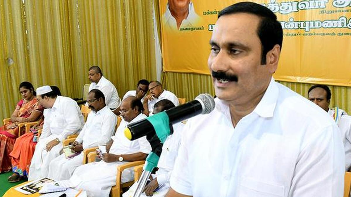 PMK to observe 2018 as ‘anti-corruption year’ - The Hindu