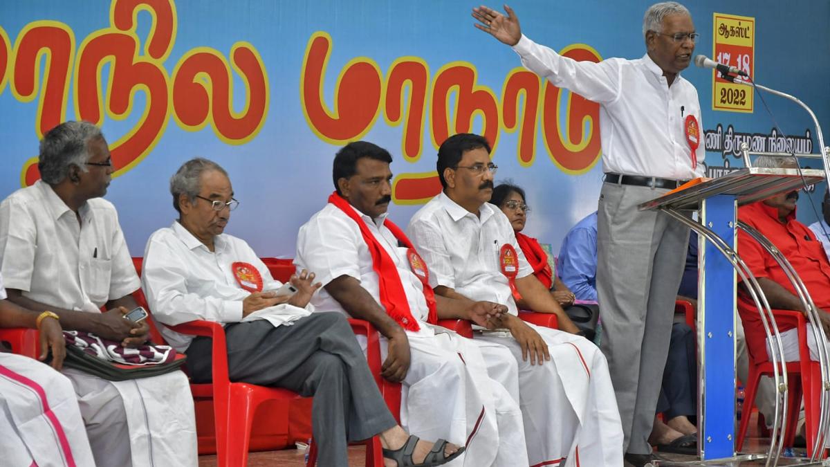 BJP has no role in country’s freedom struggle, says D. Raja - The Hindu