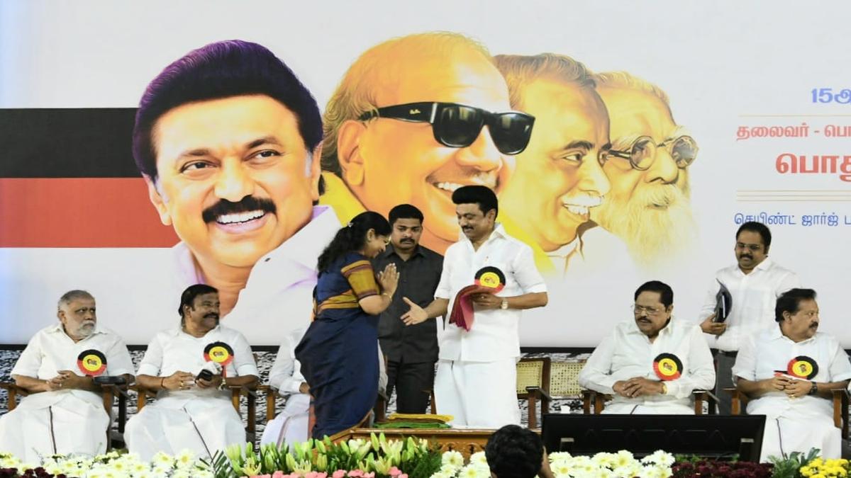 Stalin re-elected as DMK president; Kanimozhi gets new party post - The ...