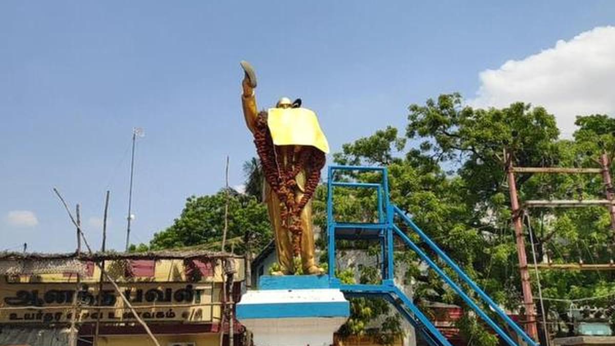 Ambedkar statue desecrated in Cuddalore - The Hindu