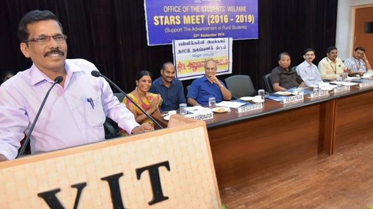 Govt. must provide education to the needy, says VIT chancellor - The Hindu