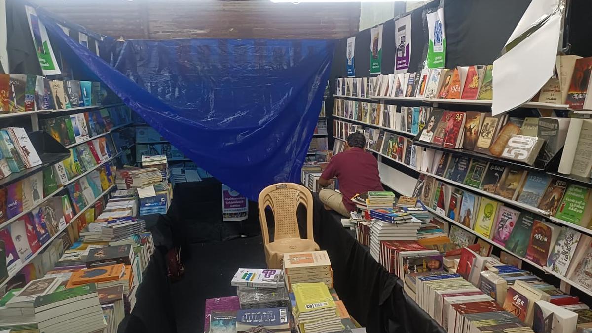 Publishers in a tight spot as books damaged due to rain at Chennai Book ...