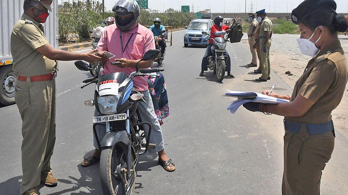 More checkpoints will help police enforce lockdown - The Hindu