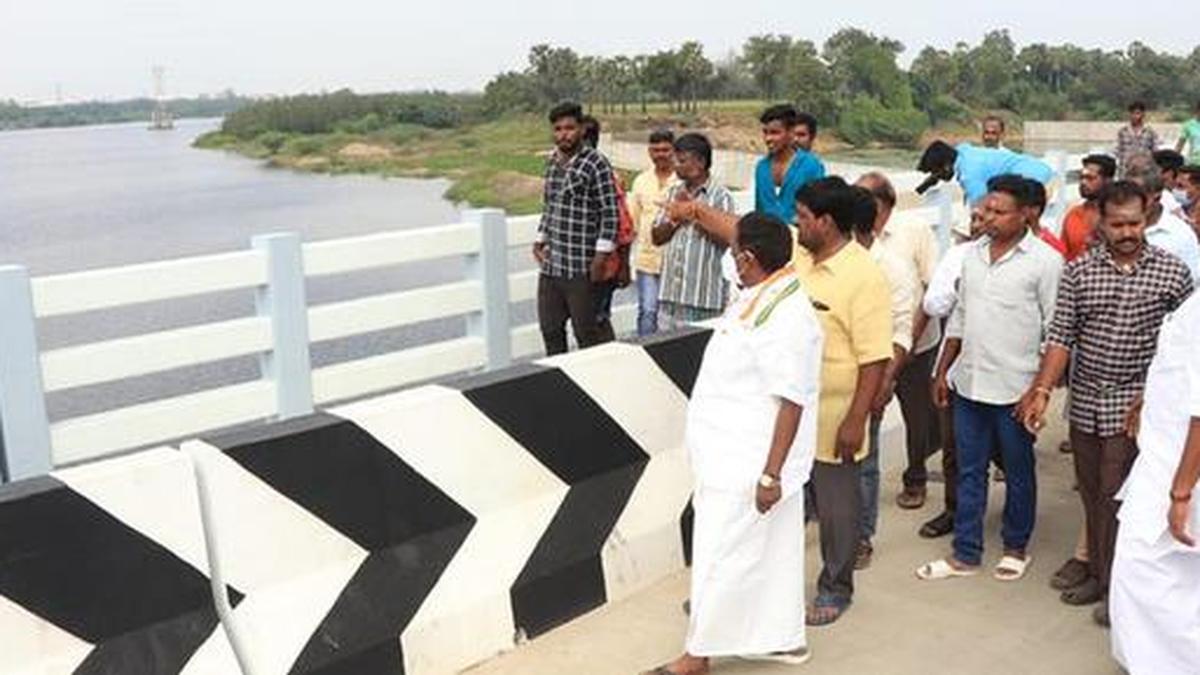 CM commissions elevated bridge across Sankarabarani - The Hindu