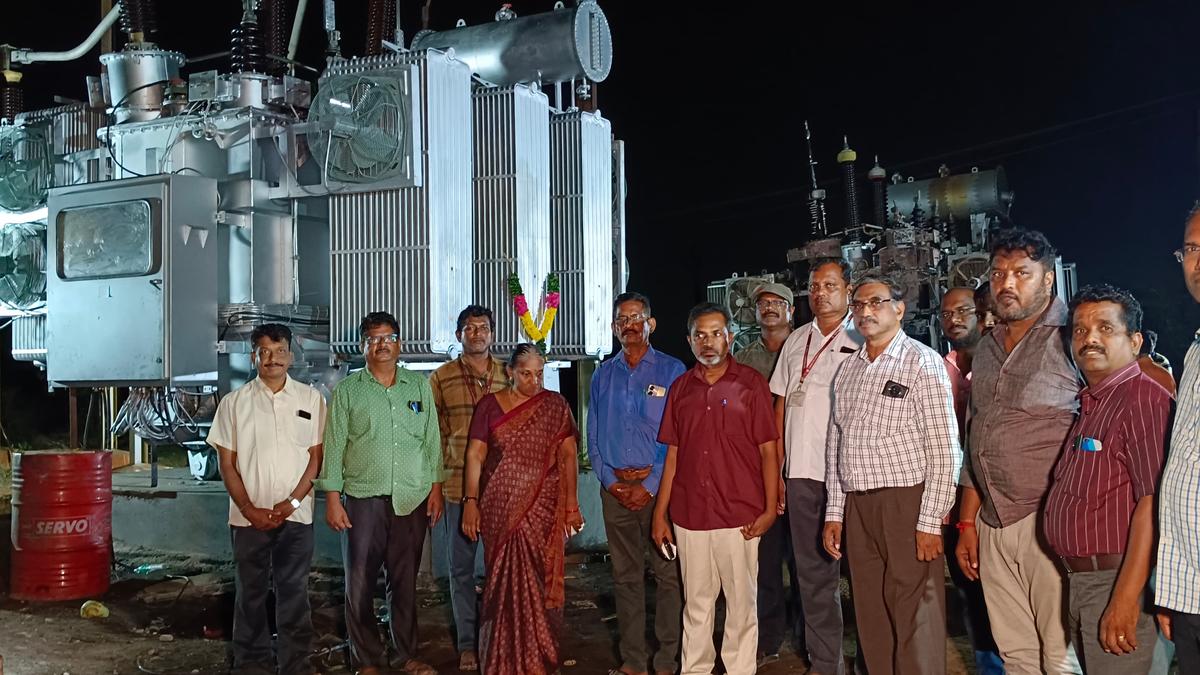 New transformer installed in Pattabhiram substation after fire accident ...