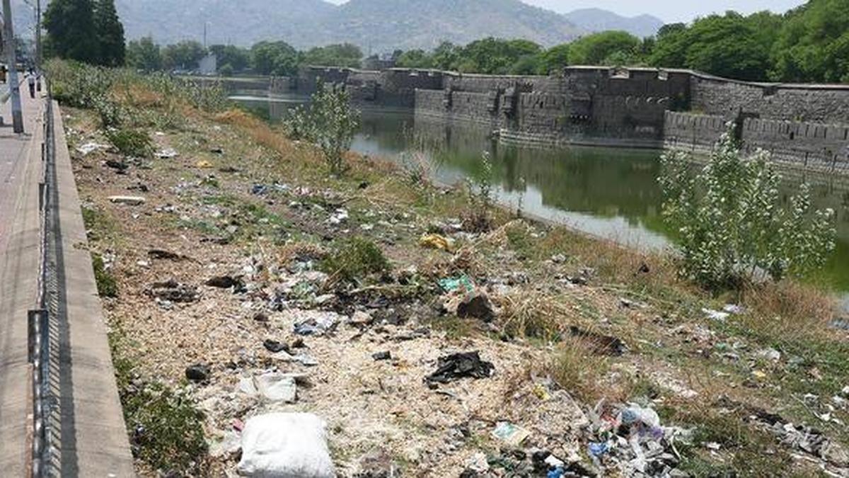 Fort backyard turns into dumping ground for animal waste - The Hindu