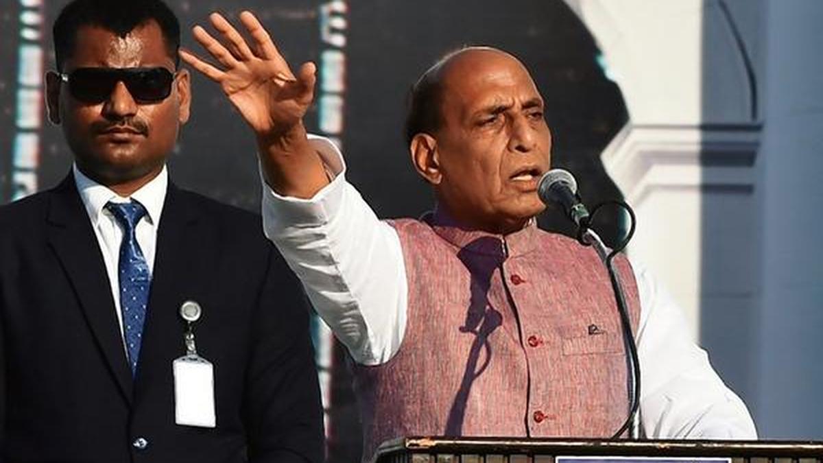 DMK-Cong. model based on corruption: Rajnath - The Hindu