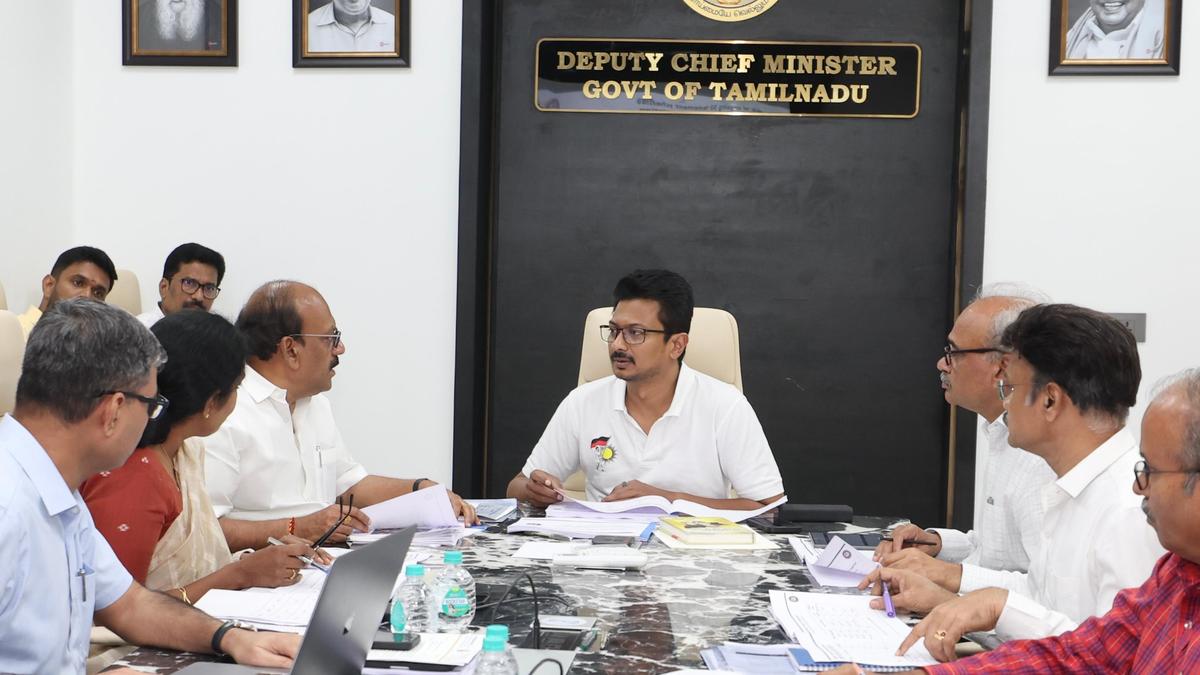 Deputy Chief Minister Udhayanidhi Stalin chairs follow-up meeting on ...
