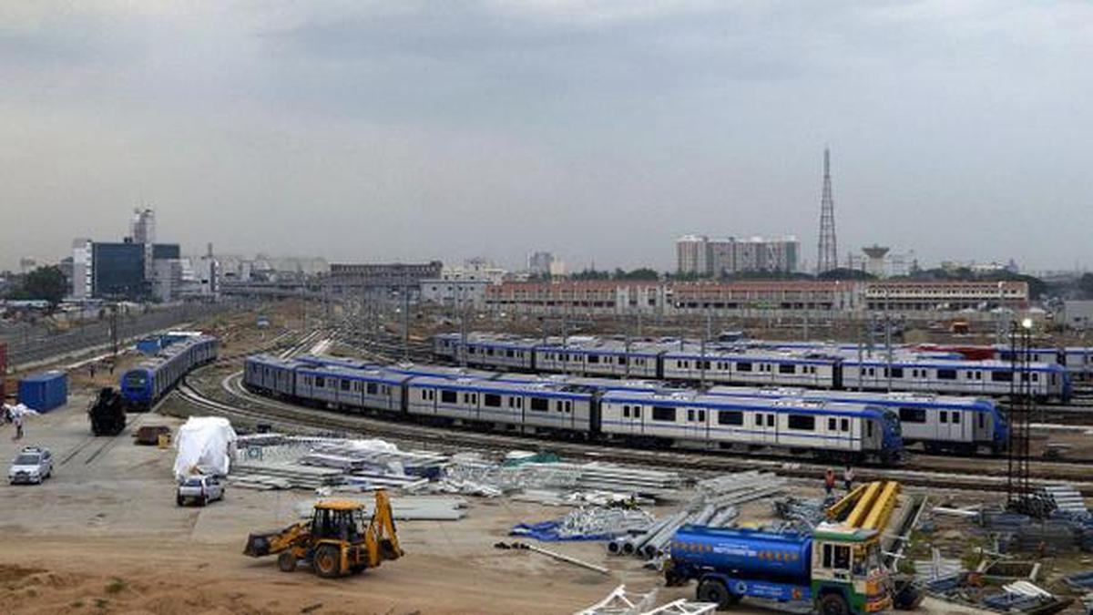 Six-coach trains for Chennai Metro’s phase I network soon - The Hindu
