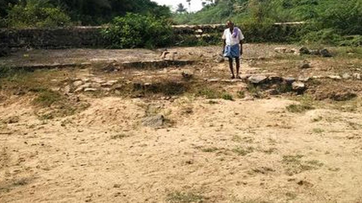 All set for work on check dam across Palar - The Hindu