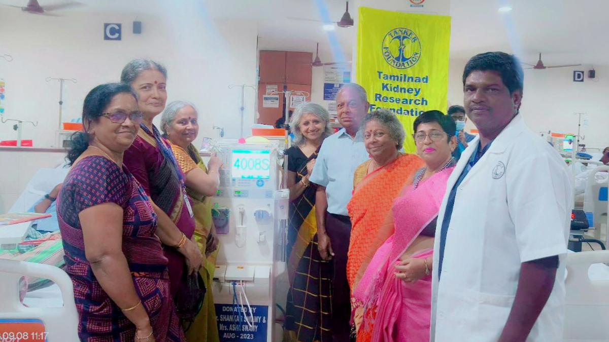 TANKER Foundation sets up dialysis machine at Ambattur Rotary Hospital ...