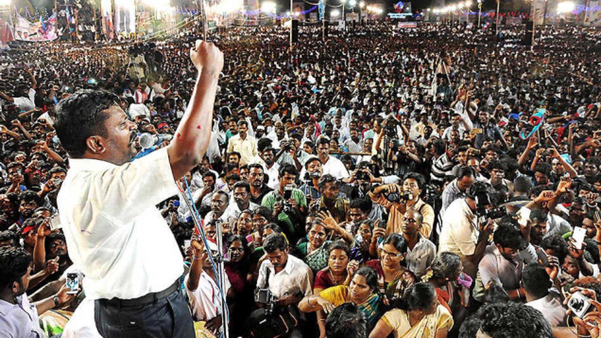 Joining the mainstream is Dalit empowerment: Thirumavalavan - The Hindu