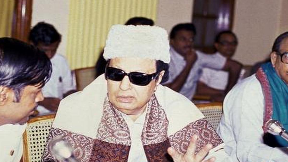 Book on MGR launched - The Hindu