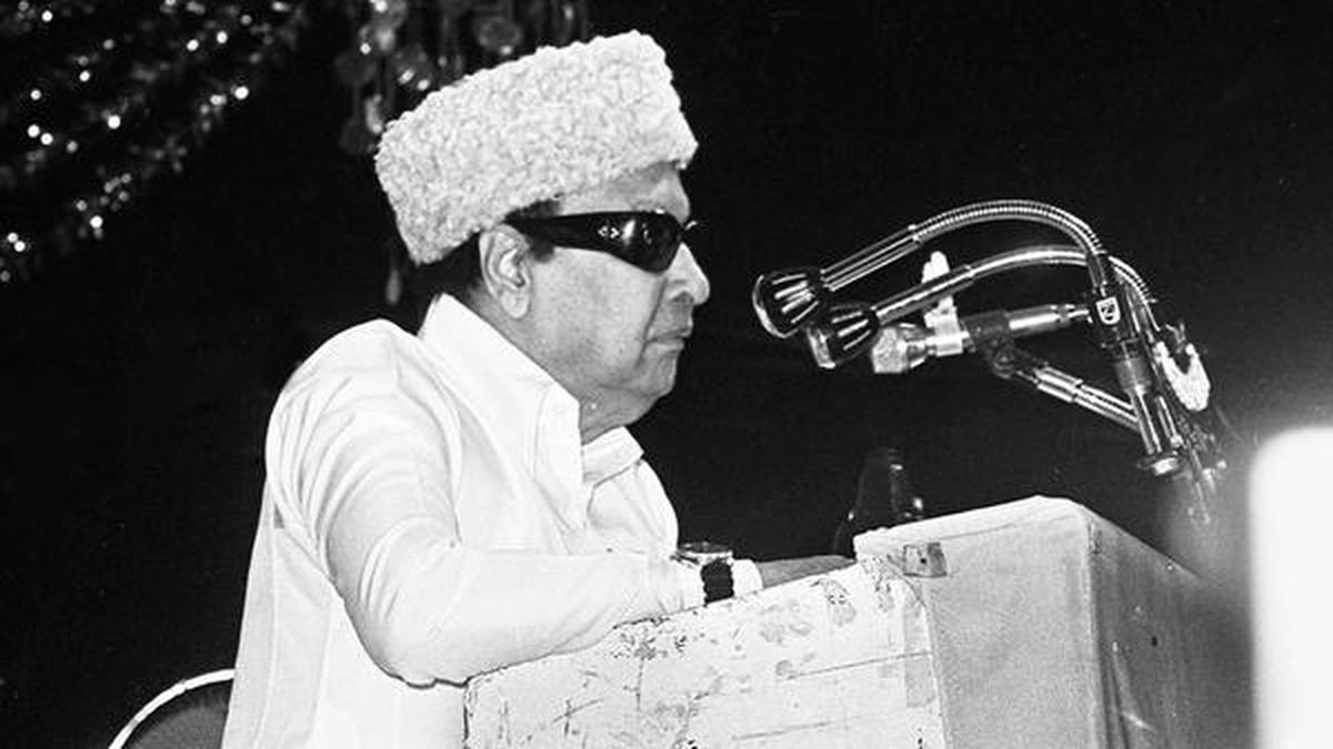 The continuing political relevance of MGR - The Hindu