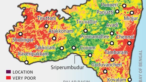 Study finds 38% of river basin in Chennai has poor groundwater ...