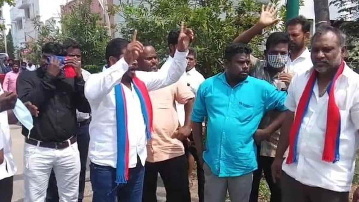 Tension over VCK leader’s visit to a village in Erode district - The Hindu