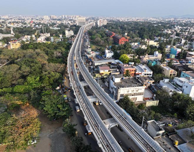 Nearly 40% of Chennai Metro Rail’s phase II project completed: Lok ...