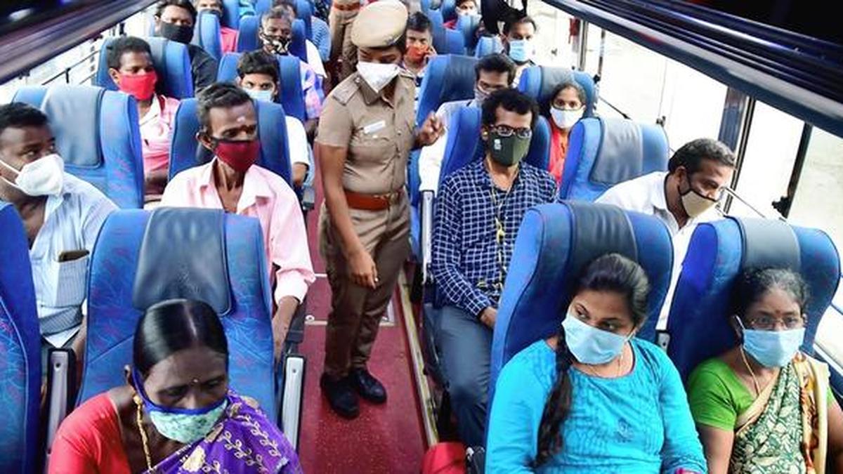 Long-distance buses being operated across Tamil Nadu - The Hindu