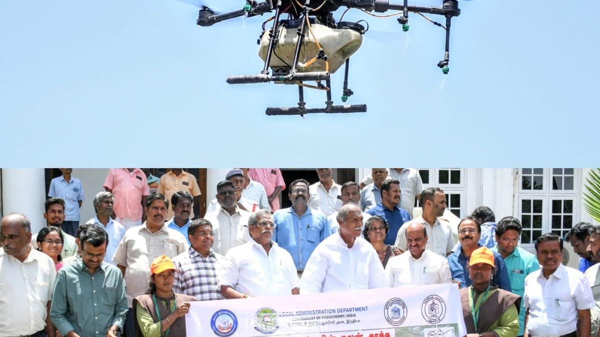 Deploying drones for mosquito control - The Hindu