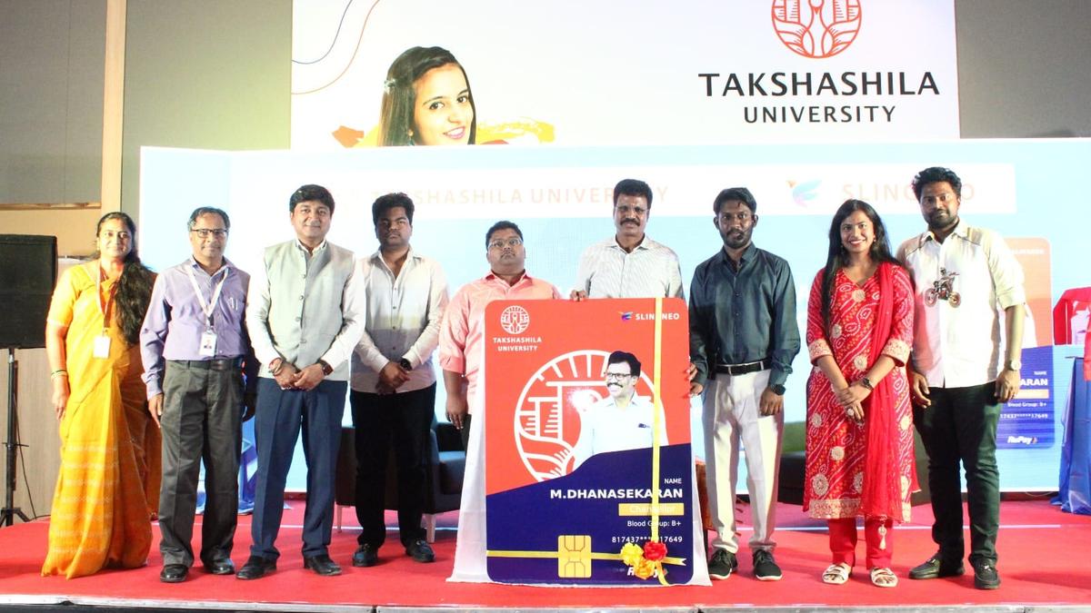 Private university in Tindivanam launches swipe card for students - The ...