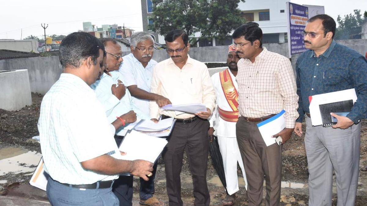 TWAD Managing Director reviews progress of underground drainage works ...