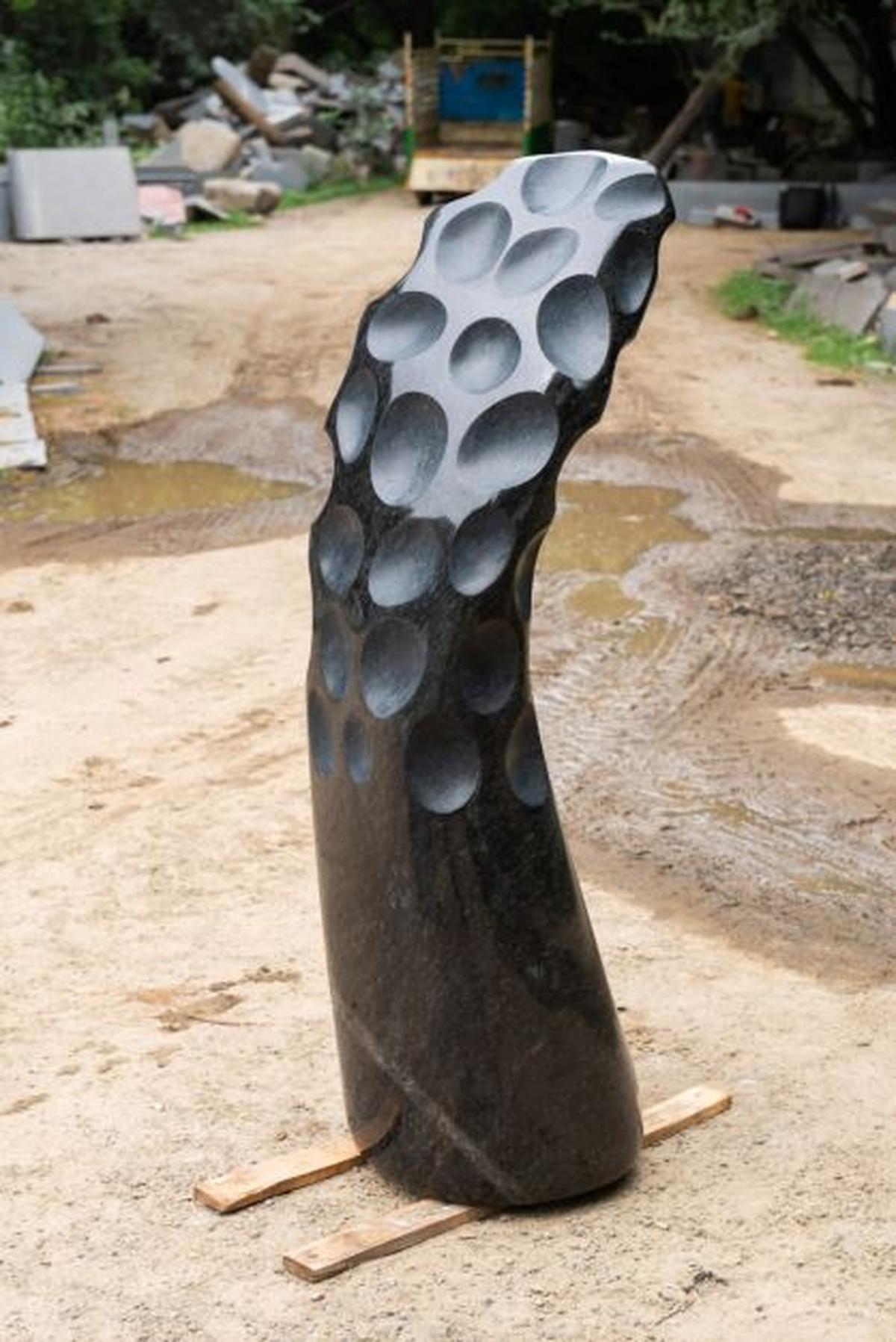 A French sculptor’s journey from Burgundy to black granite - The Hindu